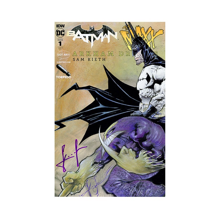 sam kieth comic art